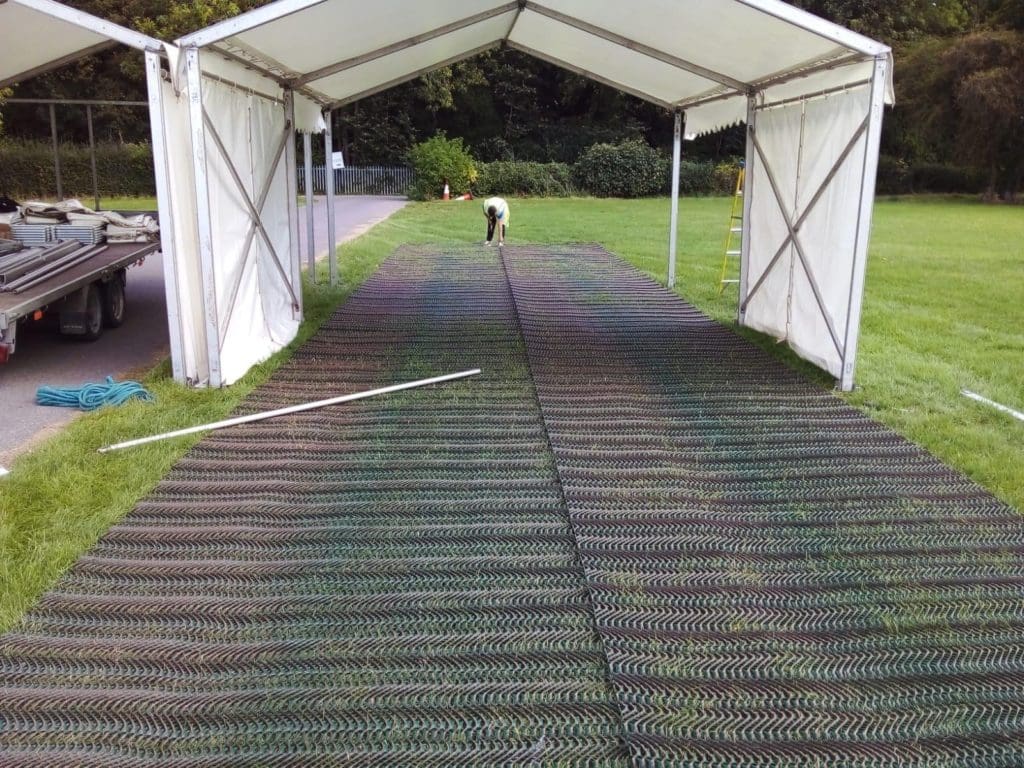 Ground Protection Mesh in UK | Grass Protection Products